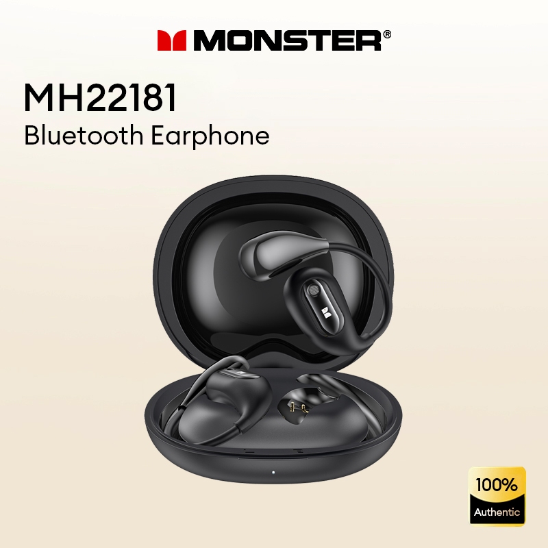 Monster MH22181 OWS Fone De Ouvido Bluetooth Chamada Redução De Ruído ...