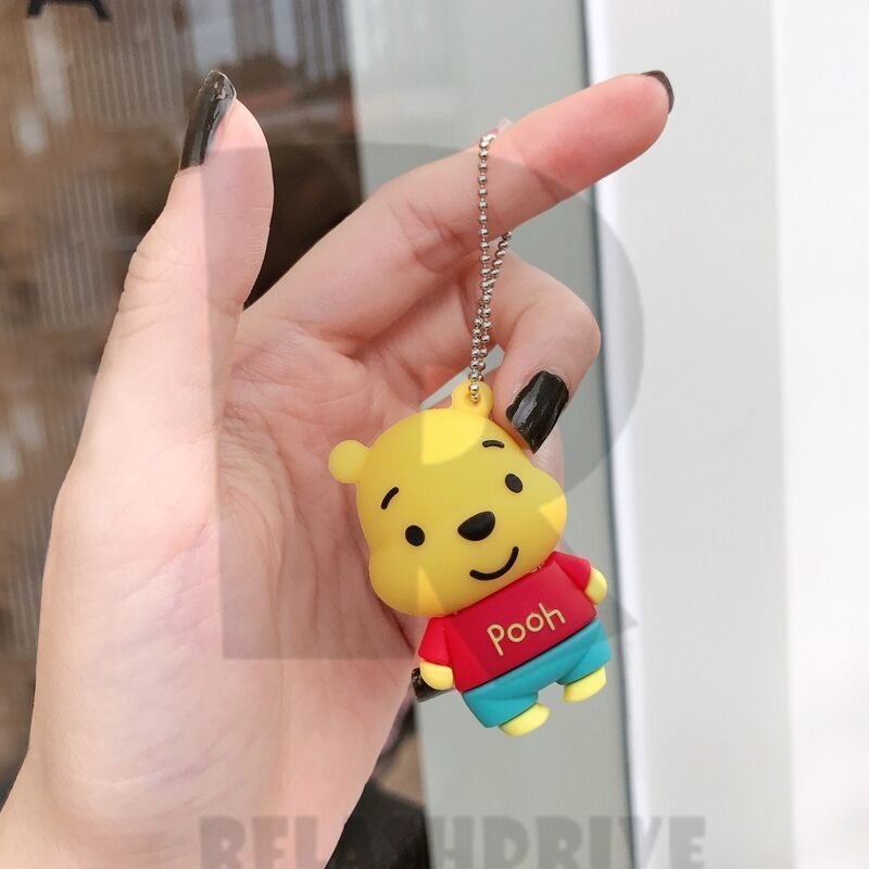 Desenho Animado Personalizado Winnie the Pooh silicone USB flash drive ...