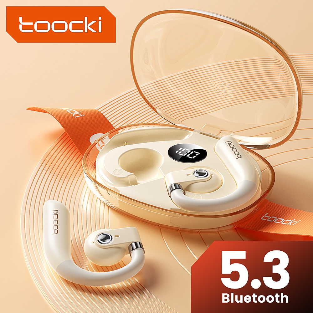 Toocki Bluetooth 5.3 Fone De Ouvido Com Visor Digital De Longa Duração ...