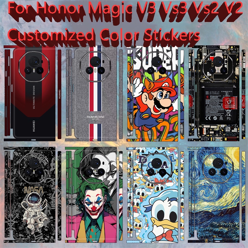 MagicV3 For Honor Magic V3 Vs3 Vs2 VS V2 RSR Personalizado Com Tudo Incluído Adesivos Coloridos ...