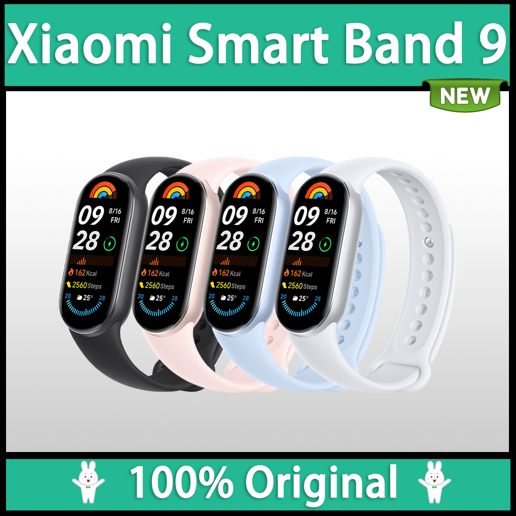 Xiaomi MiBand 9 Pulseira Inteligente AMOLED De 1,62 Polegadas Miband9 ...