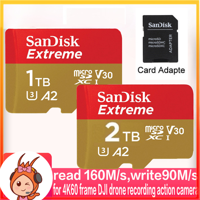Cartão De Memória Micro SD 2tb 1tb 512gb 256gb 128gb TF Portátil | Shopee Brasil