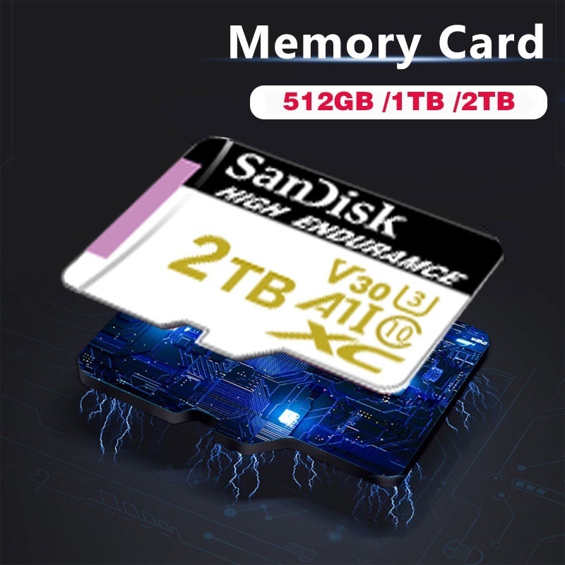 Cartão De Memória Extreme Pro Flash 128GB Micro SD SDXC UHS-I 1TB 512GB 256GB 64GB U3 V30 TF ...