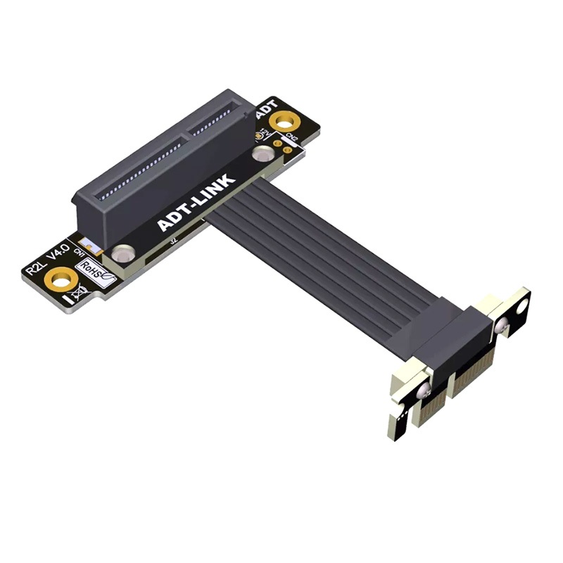 Cabo De Extensão PCIe 4.0 x1 A x4 De 90 Graus De Ângulo Reto gen4 16G ...