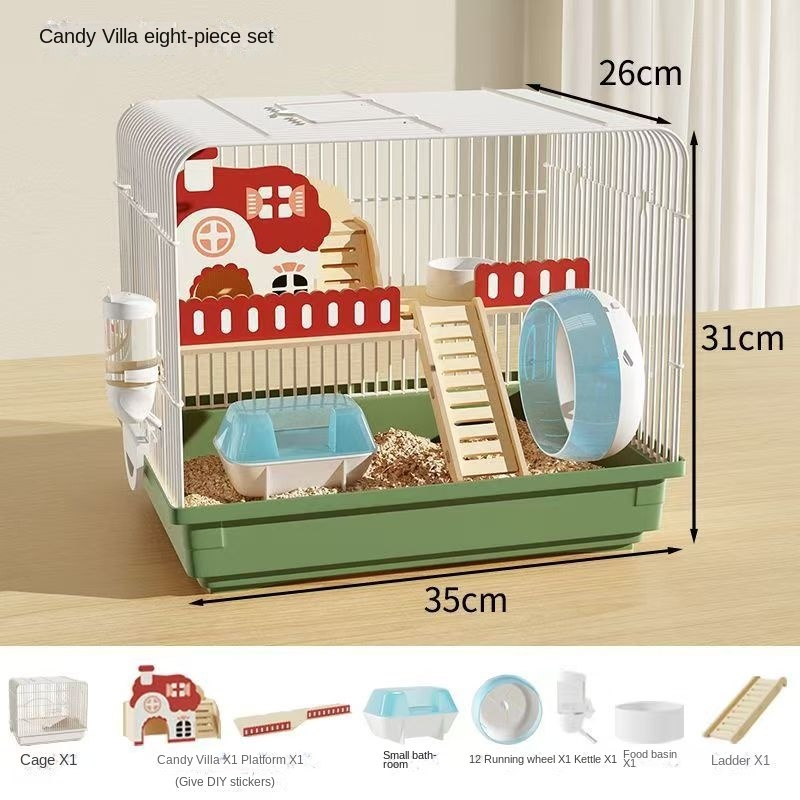 35 Hamster Deluxe Gaiola Hamster Gaiola Dourada Urso Dourado Gaiola ...