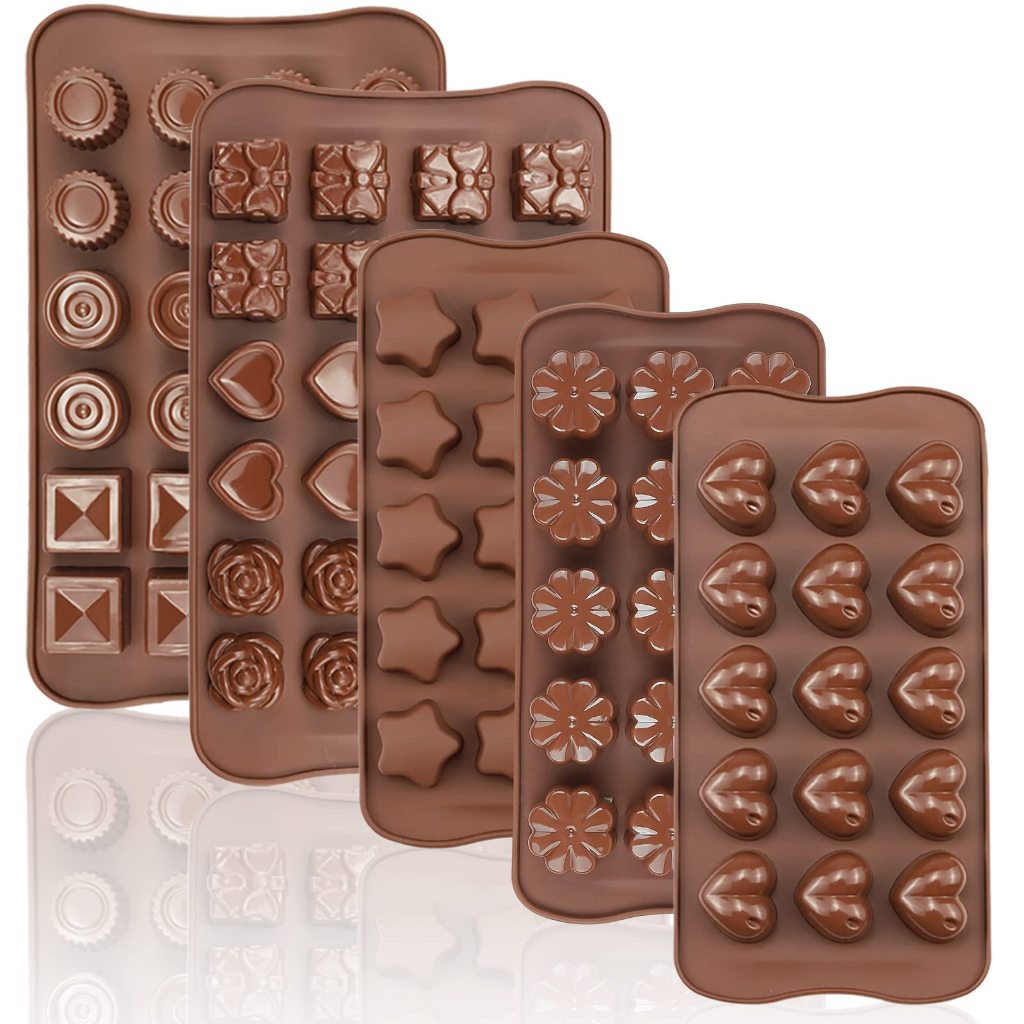 Molde De Chocolate De Silicone Para Bombas De Gordura Snacks & Trufas ...