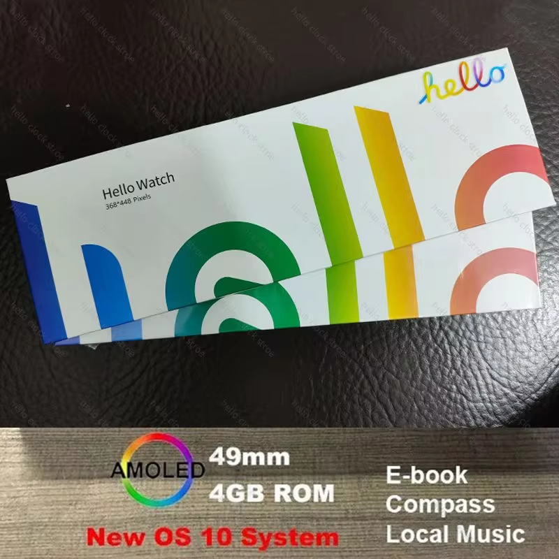 Relógio Hello Watch 3 Plus Smartwatch 49mm HD AMOLED 1G NFC Bússola ...