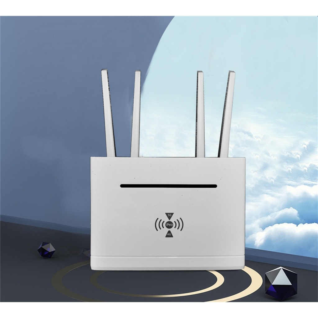 Modem 4G Hotspot 300Mbps Roteador 4 Antena Externa 4G SIM Wi-Fi WAN LAN ...