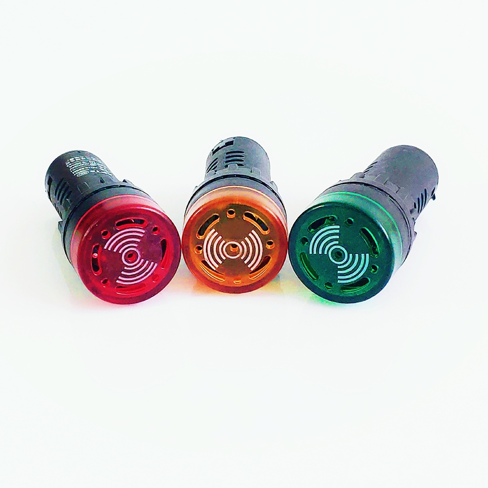 Luz sonora campainha Flash contínuo com luz led piscando AD16-22SM ...