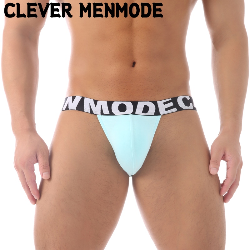CLEVER-MENMODE 】 Sexy Roupas Íntimas Masculinas Faixa De Cintura Alta Bolsa Bulge Pouch ...