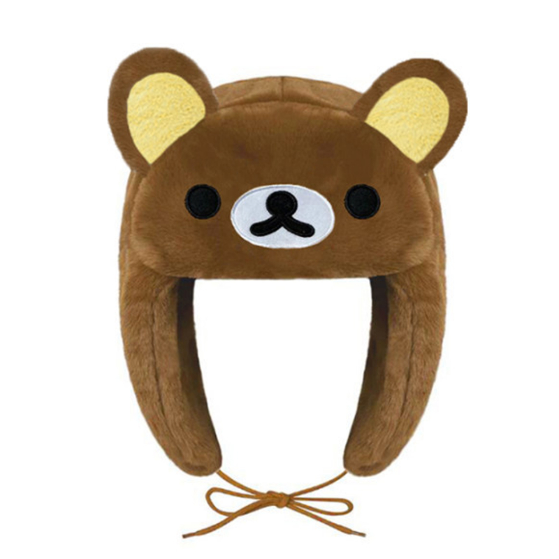 Rilakkuma Korilakkuma Urso Chapéu De Pelúcia Ushanka Bonito Inverno ...