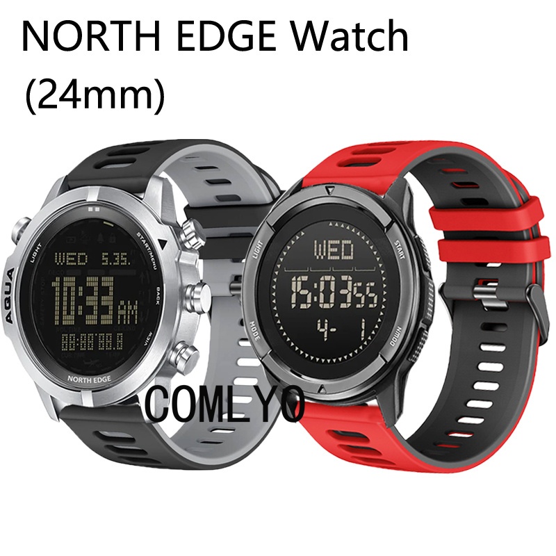 Para NORTH EDGE ALPS APACHE 3 50MM EVOQUE 2 Pulseira Smartwatch Relógio ...
