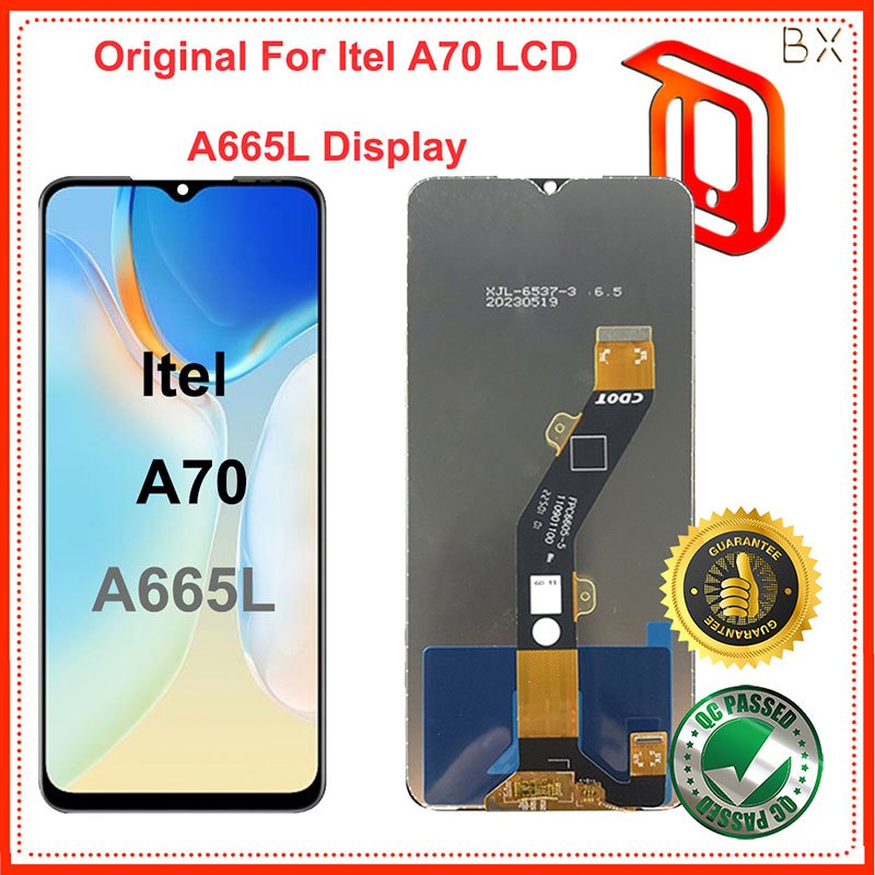 Para Itel A70 LCD A665L Display Tela De Toque Digitador Assembléia ...