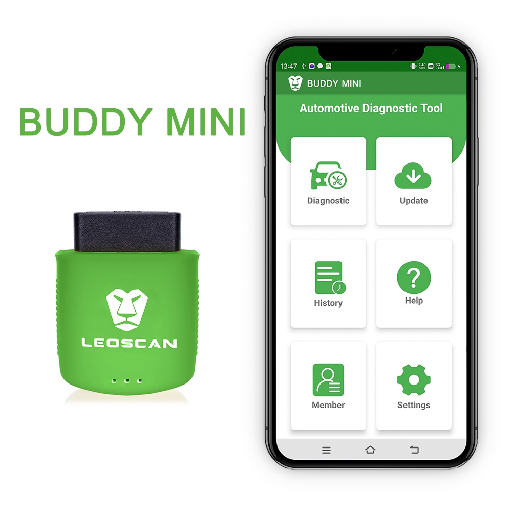 Leoscan Buddy Mini Sistema Completo OBD2 Detector de Carro Leitor de Código OBD2 Ferramenta de ...