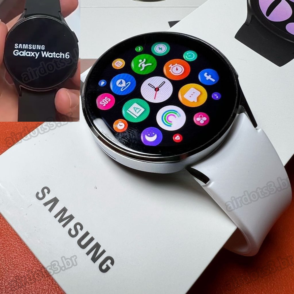 TOP smartwatch Samsung galaxy Watch 6 Tela Cheia ips bluetooth Chama ...