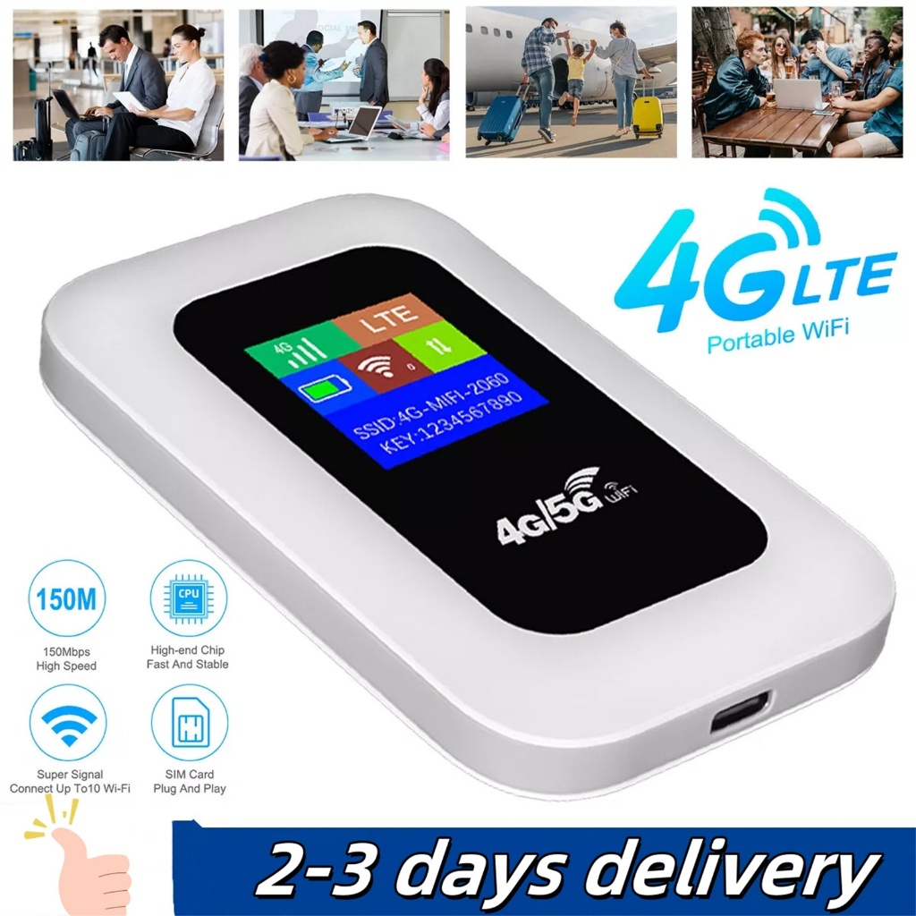 Roteador WiFi Sem Fio Portátil LTE 4G Desbloqueado Hotspot MIFI De ...