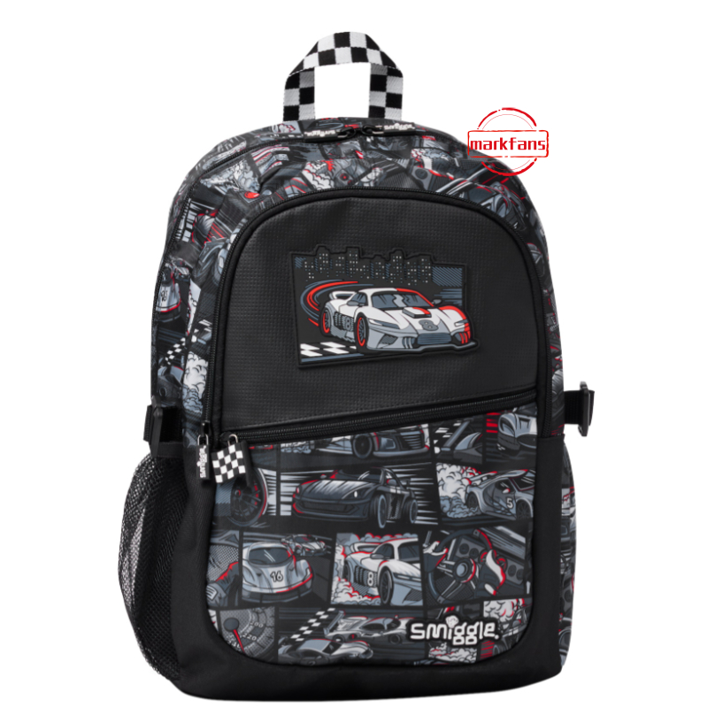 Mochila Smiggle Cars Limitless Classic Attach Para Crianças Do Ensino ...