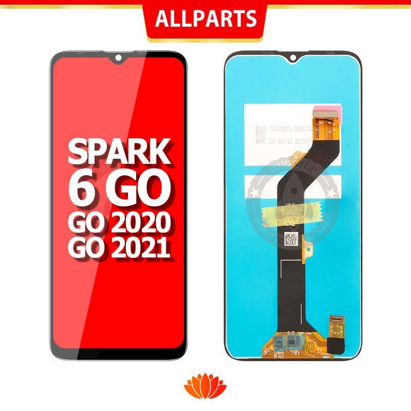Tela do Tecno Spark 6 GO 2020 2021LCD Display Frontal KE5k KE5s KE5j ...