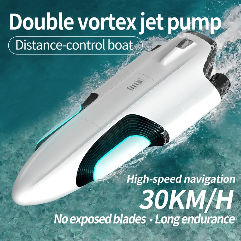 S2 Twin-Vortex Spray Barco de controle remoto 100m com lancha leve de ...