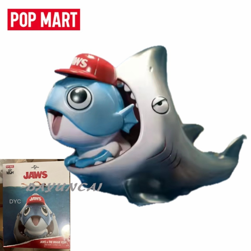 POPMART JAWS x THE BIGGIE FISH Figure | Shopee Brasil