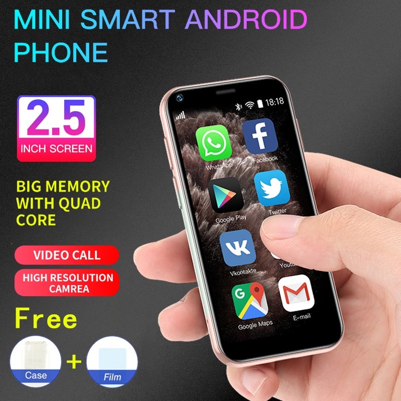 XS11 3G Android Pequeno Telefone Inteligente Menor Quad Core Handphone ...