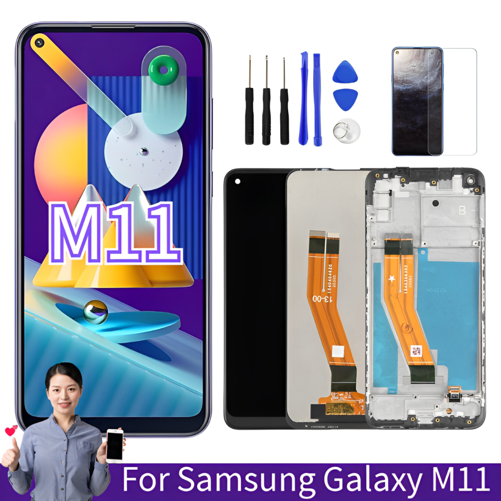 Para Samsung Galaxy M11 Display LCD Original SM-M115M/DS M115F ...