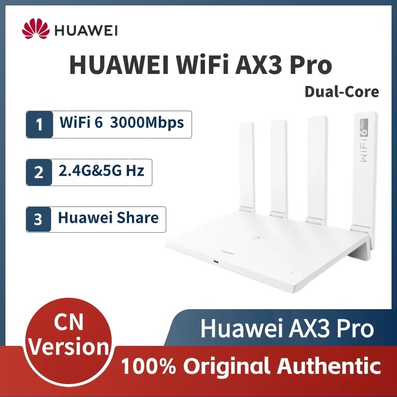 Huawei AX3 Pro Novo Roteador Wi-Fi 6 + 3000 Mbps Amplificador De Sinal Repetidor De Rede De ...