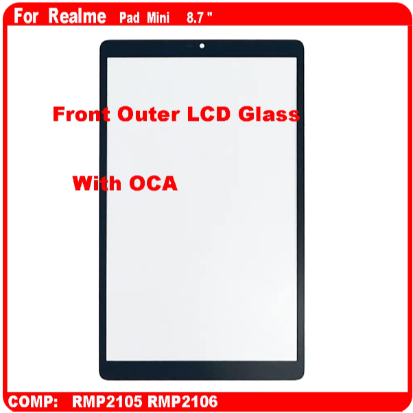 AAA Novo 8.7 " Para Realme Pad Mini Wi-Fi LTE RMP2105 RMP2106 Painel Da ...