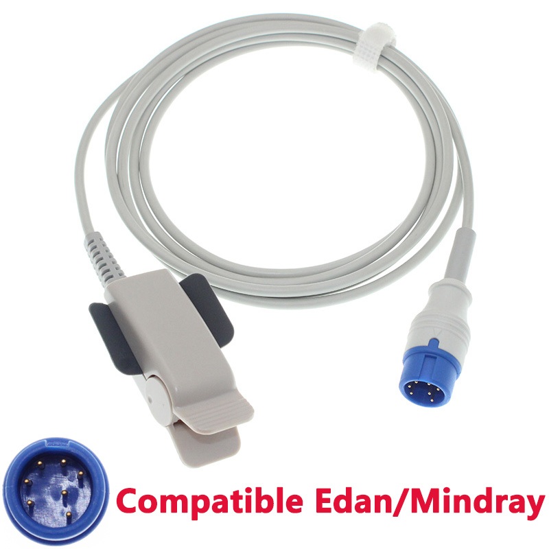 Sensor Spo2 Compatível Com Edan iT20 iM20 Elite V5 V6 V8 Mindray ...