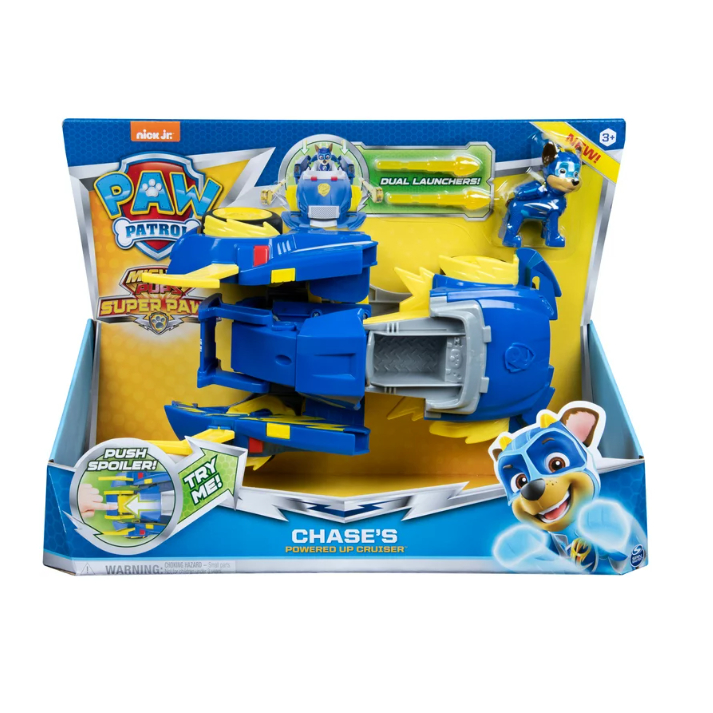 PAW Patrol , Mighty Pups Super PAWs Chase Quebra-Cabeças Veículo ...