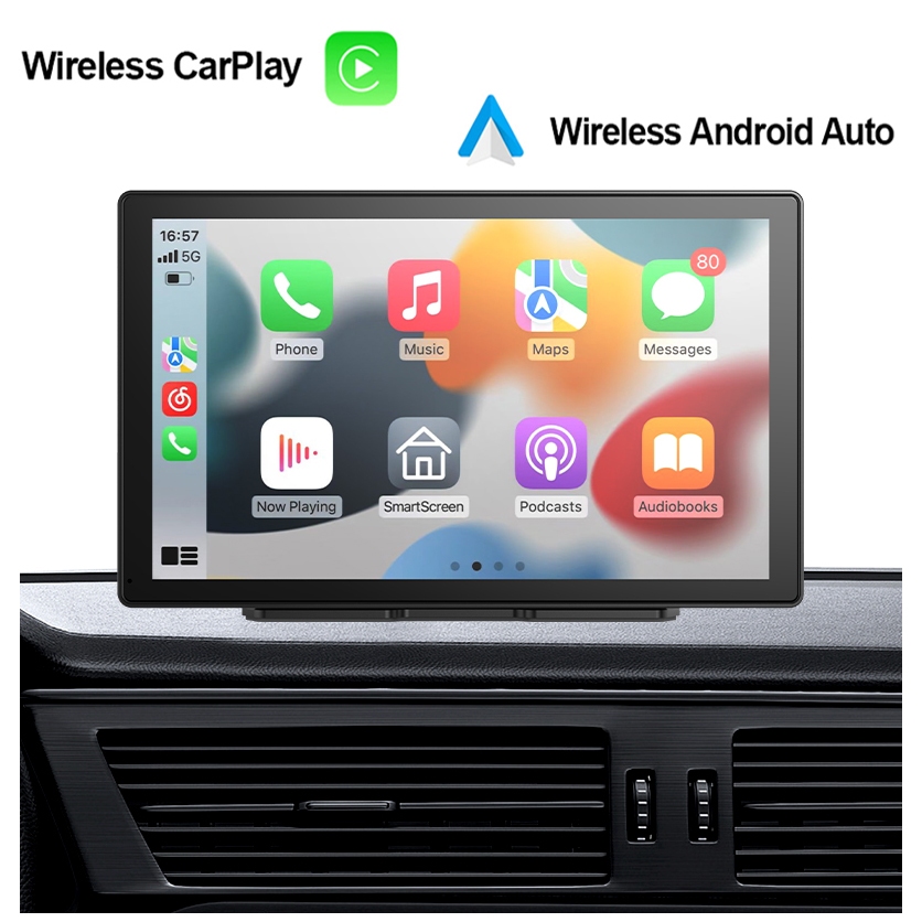9 inch Wireless Carplay Android Auto Touch Screen Car Radio Multimedia ...