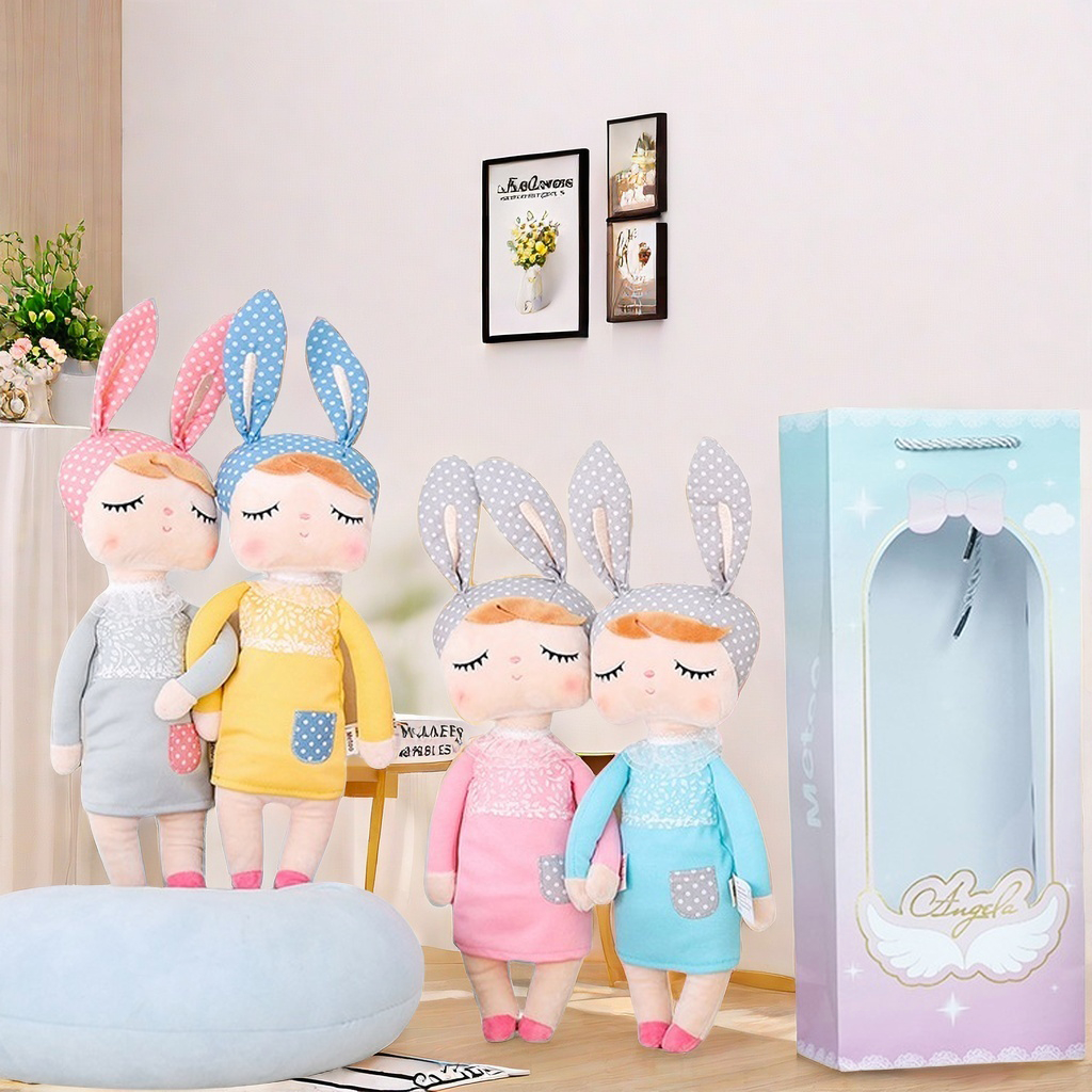 metoo Dreamy Angela Gift Box Series Kawaii Bunny Plush Doll,brinquedos ...