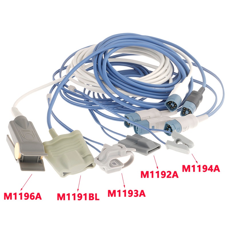 Original M1191BL M1192A M1193A M1194A M1196A 8 Pinos 3m Spo2 Sensor ...