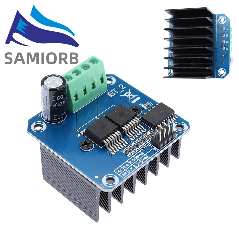 Módulo De Driver De Motor De Alta Potência Duplo BTS7960 43A H-bridge ...