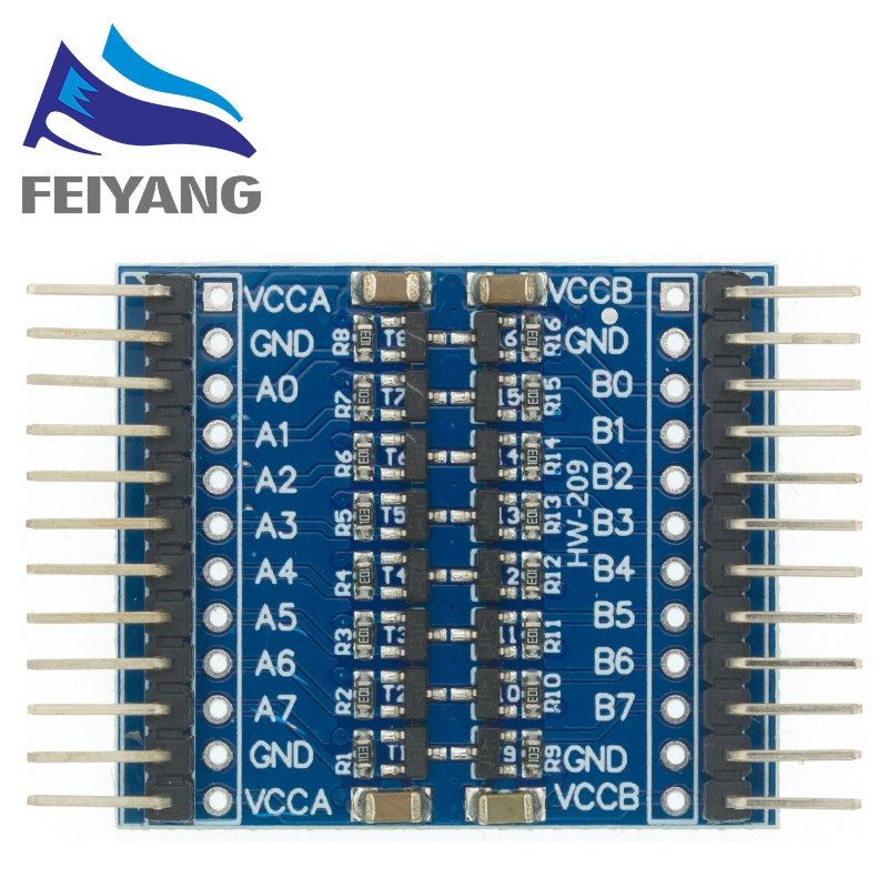 Conversor De Nível Lógico IIC UART SPI TTL , 8 Canais , 5V/3.3V , Para Raspberry Pi , Módulo De ...