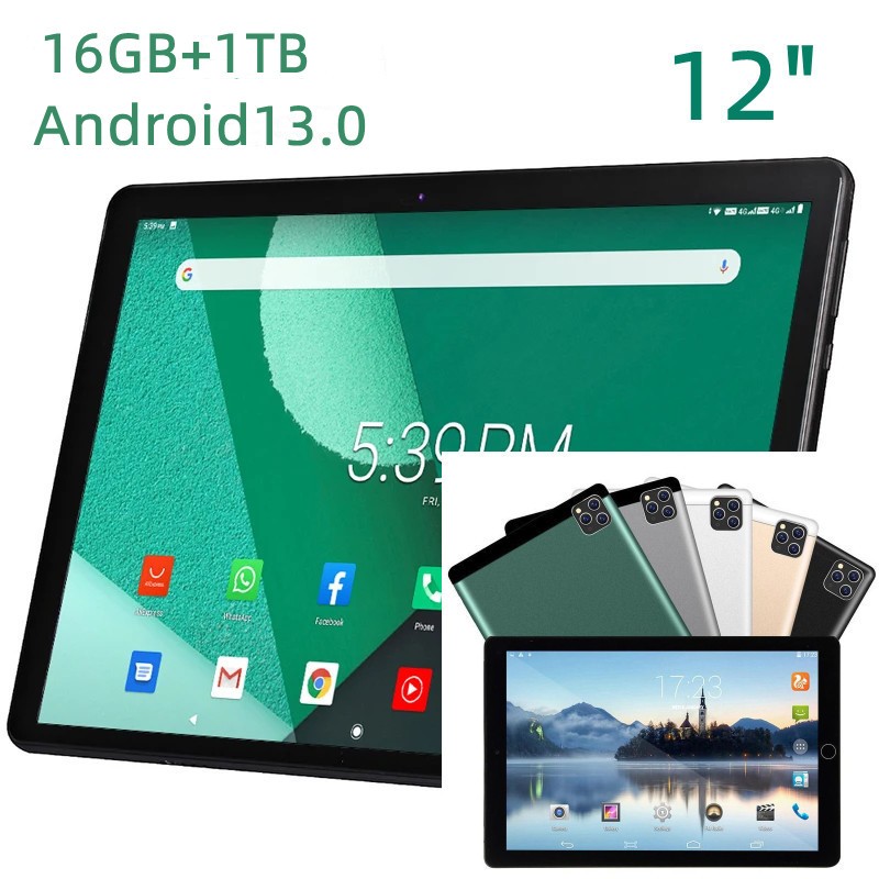 Novo Tablet Original De 12 Polegadas 16GB RAM 1TB ROM Suporta Chamada ...