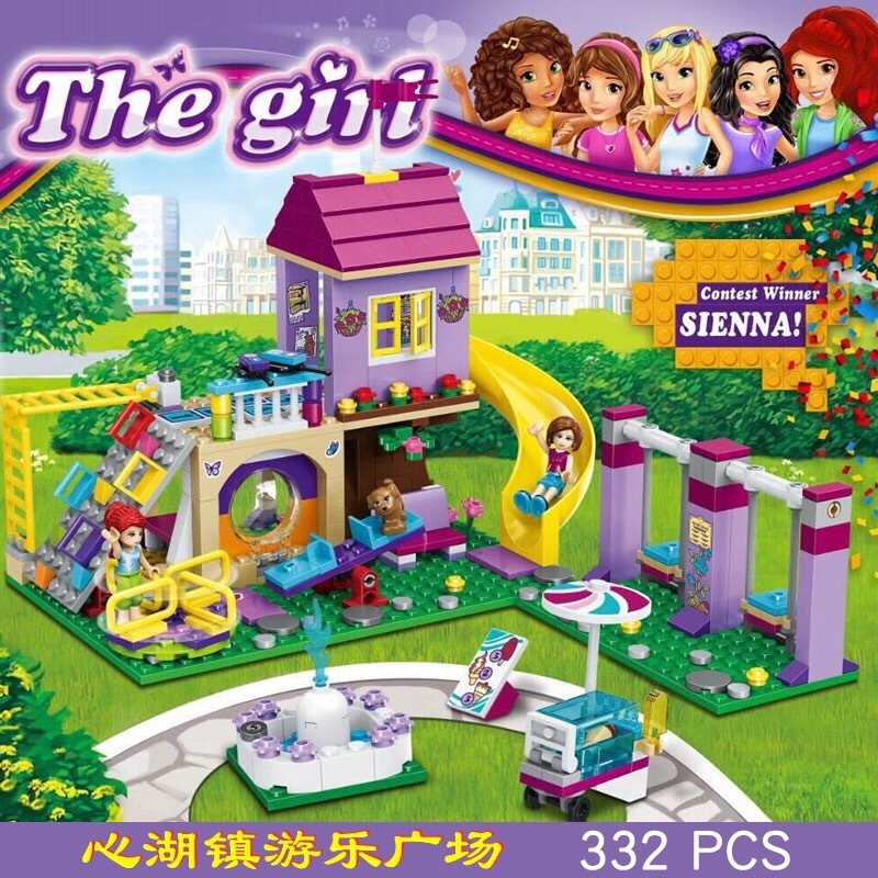 Lego blocos de construção série menina montagem educacional princesa ...