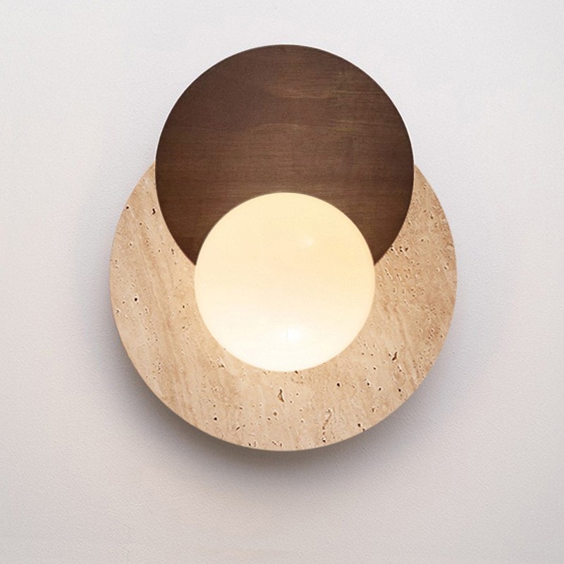 Lâmpada De Parede De Pedra De Caverna Amarela Estilo Medieval VIMI ...