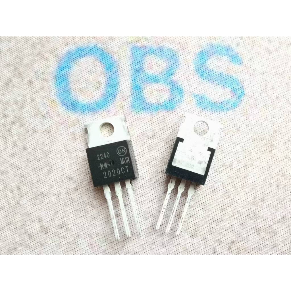 ((5 Unidades) MUR2020CTR Co-Yang MUR2020CT Co-Yin TO-220 Diodo Shoteki ...