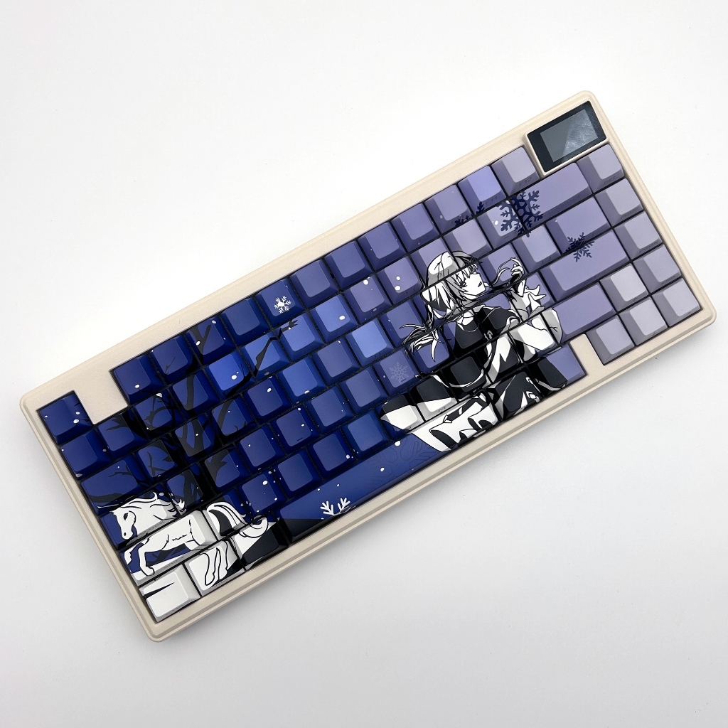 Xvx Sakura Raven2 Unicorn Keycap Original Altura da Fábrica Adaptar-se ...