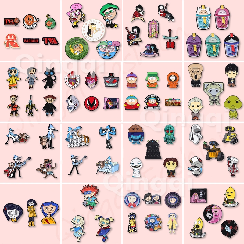 Conjunto De Broches De Personagens De Anime De Desenho Animado , 2 A 7 ...