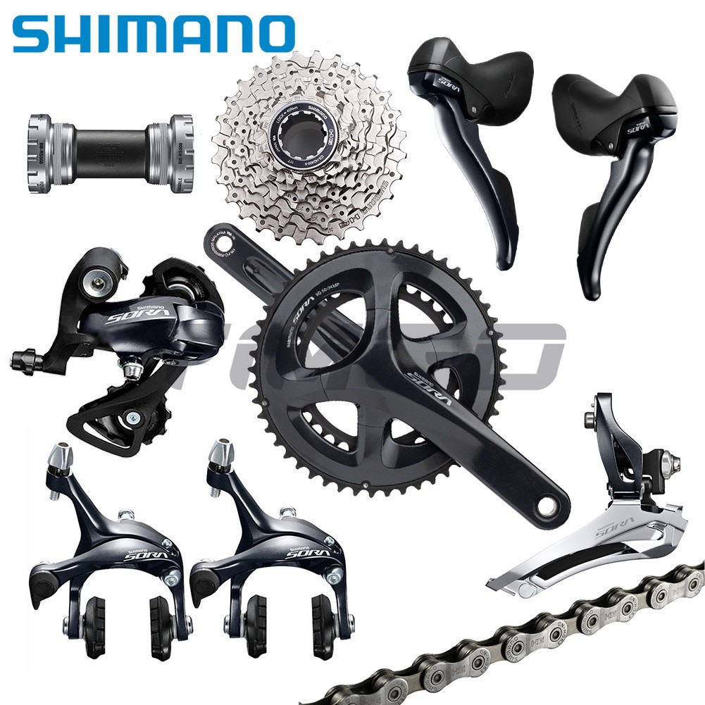 Shimano Sora R3000 Bicicleta De Estrada 29 Velocidades Groupset FC ...