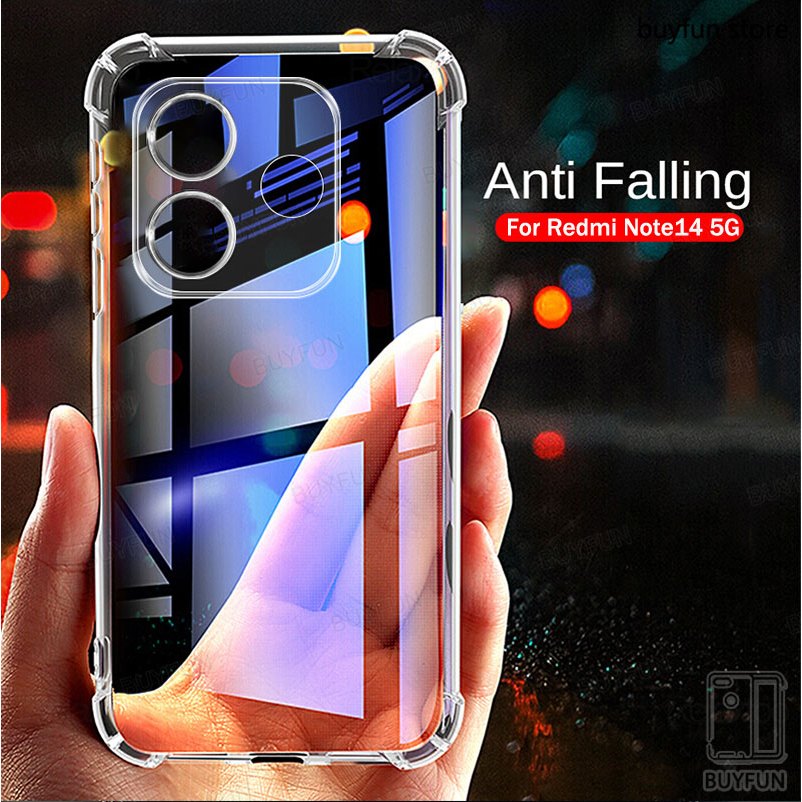 Capa Transparente Para Xiaomi Redmi Note 14 13 Pro Plus Note14 + 14Pro 4G 5G De Airbag À Prova ...