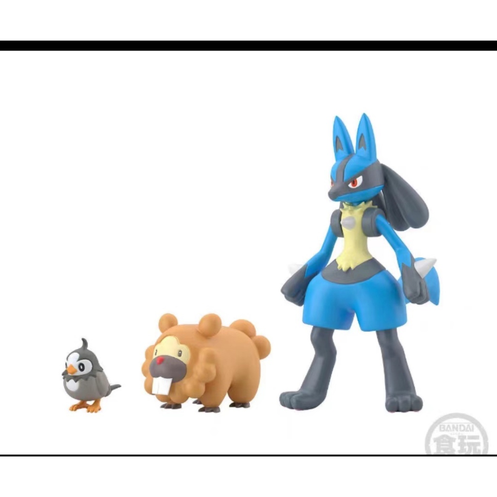 Pokémon Pokémon Evolution Série 44 Lucario Leo Leo Lu Modelo montado ...