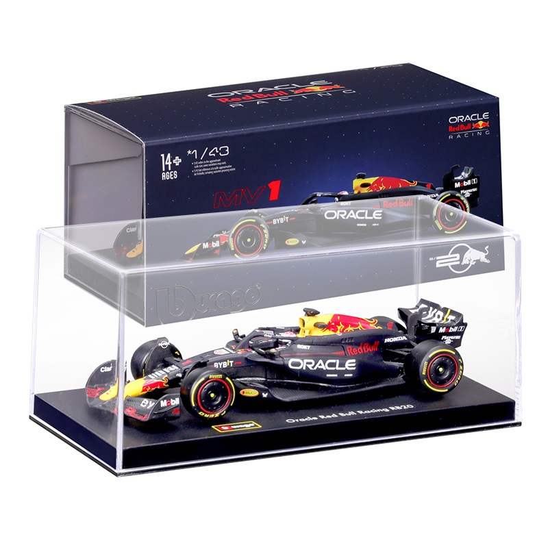 Red Bull Bburago 1 : 43 2024 F1 Touro Vermelho RB20 No.1 Max Verstappen ...