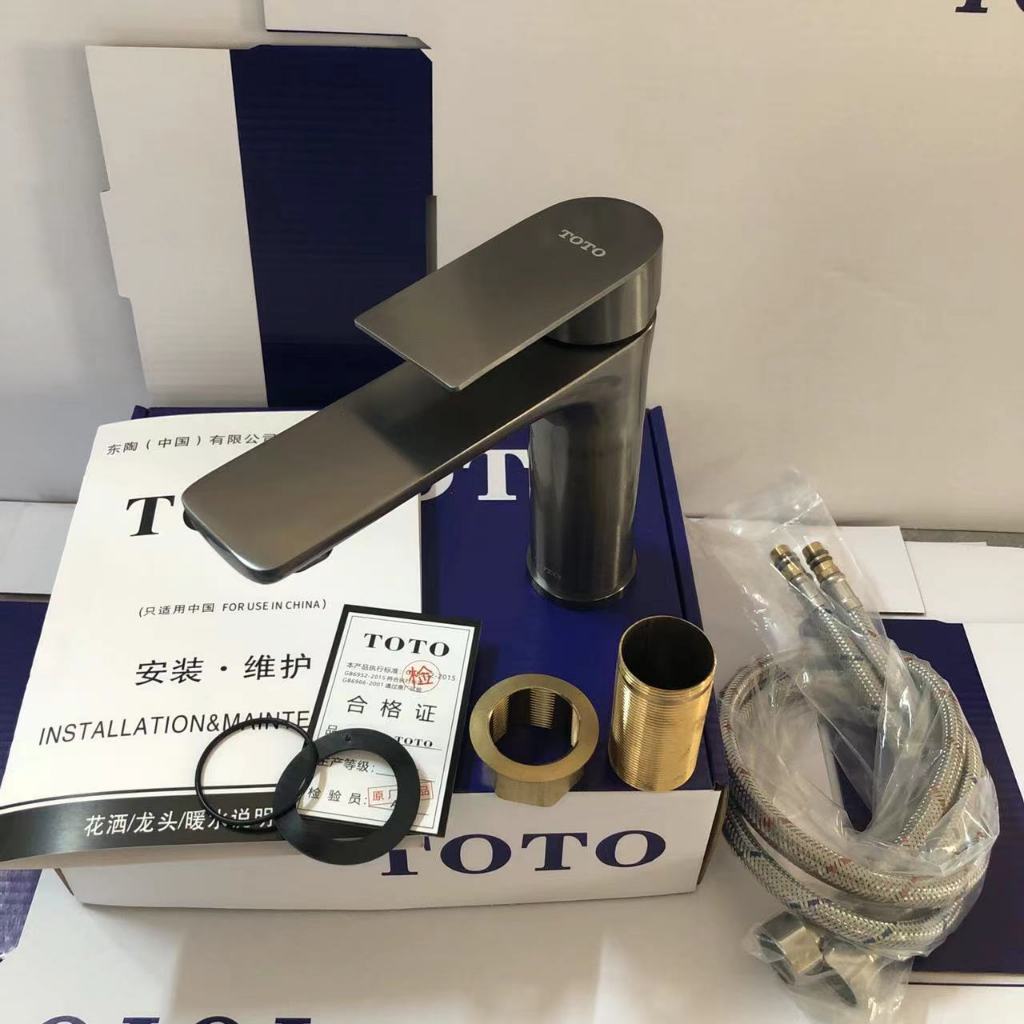 Toto Faucet Gun Grey Series Toda em cobre Torneira quente e fria ...