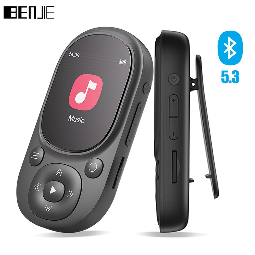 BENJIE A11 Bluetooth MP3 Player Com Clipe Sports Music Hifi 32GB ...
