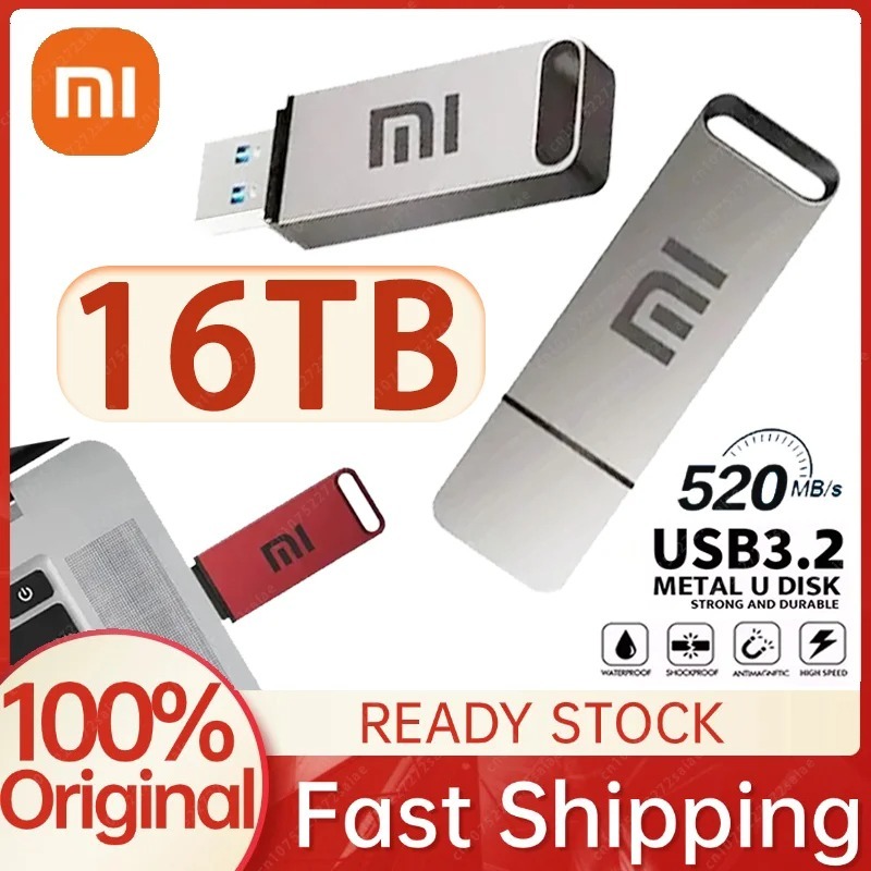 Xiaomi 16TB Flash Drive USB 3.2 Transferência De Alta Velocidade SSD ...