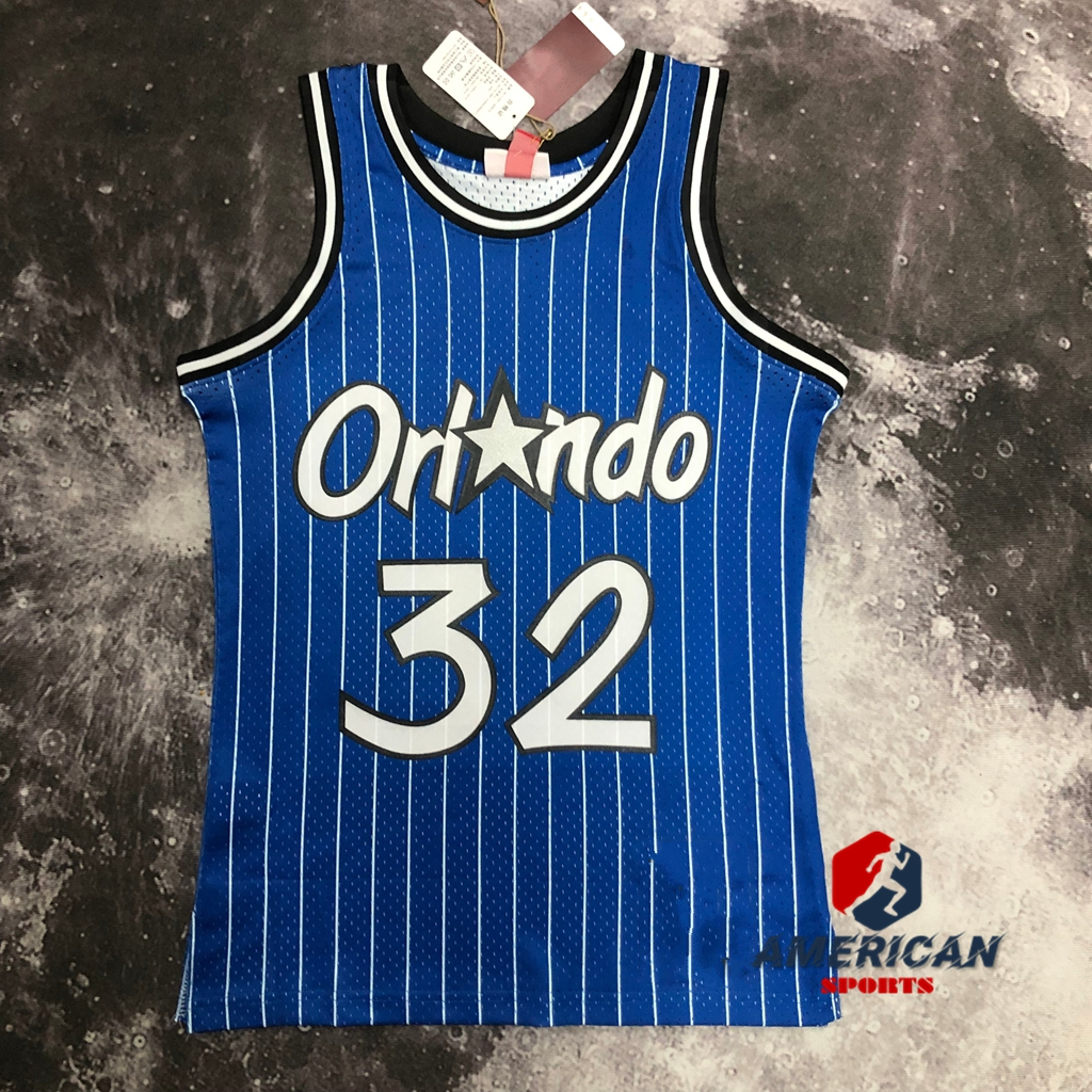 Camisa Masculina Prensada A Quente Shaquille O'Neal Blue 1994-95 ...