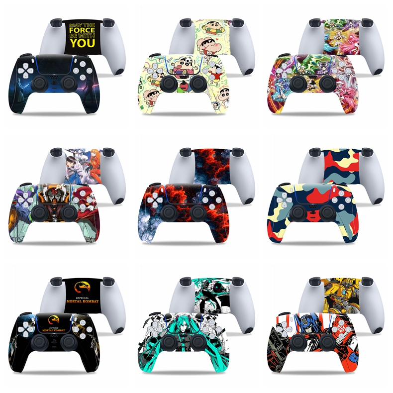44 Cores PS5 Controlador Remoto Skins Decalque Envoltório Dualshock ...
